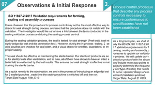 Outcomes of FDA Audit. Brief about how FDA audit was conducted and the ...