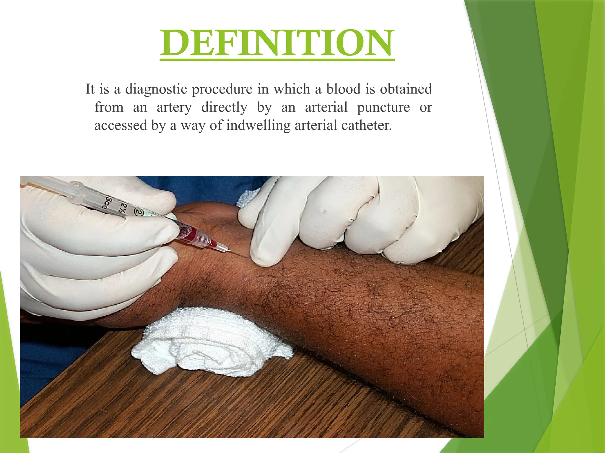 Arterial blood gas analysis for students | PPTX