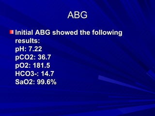 Abg intepretation case scenario | PPT
