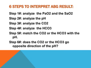 ABG interpretation | PPTX