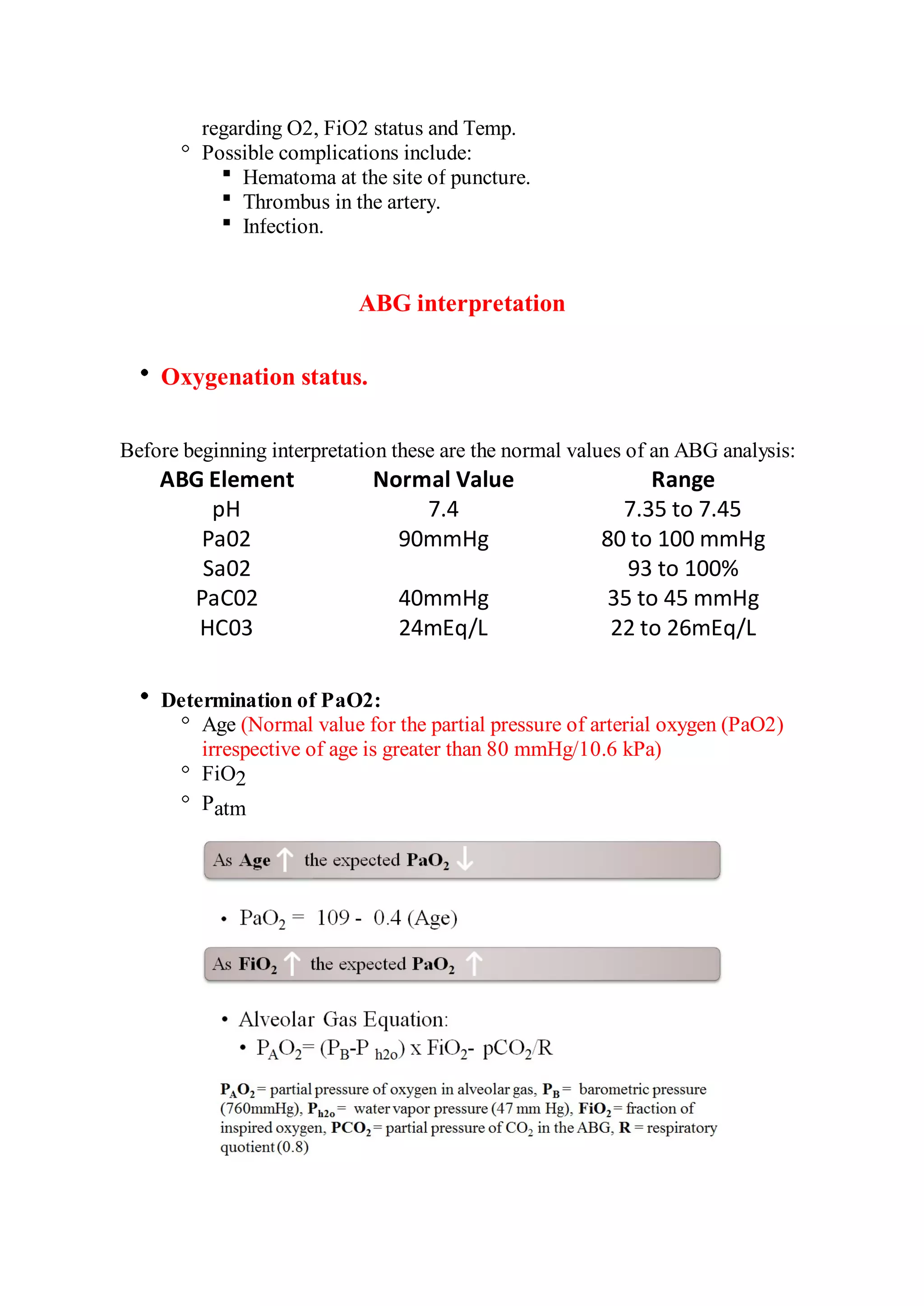 Abg interpretation | PDF