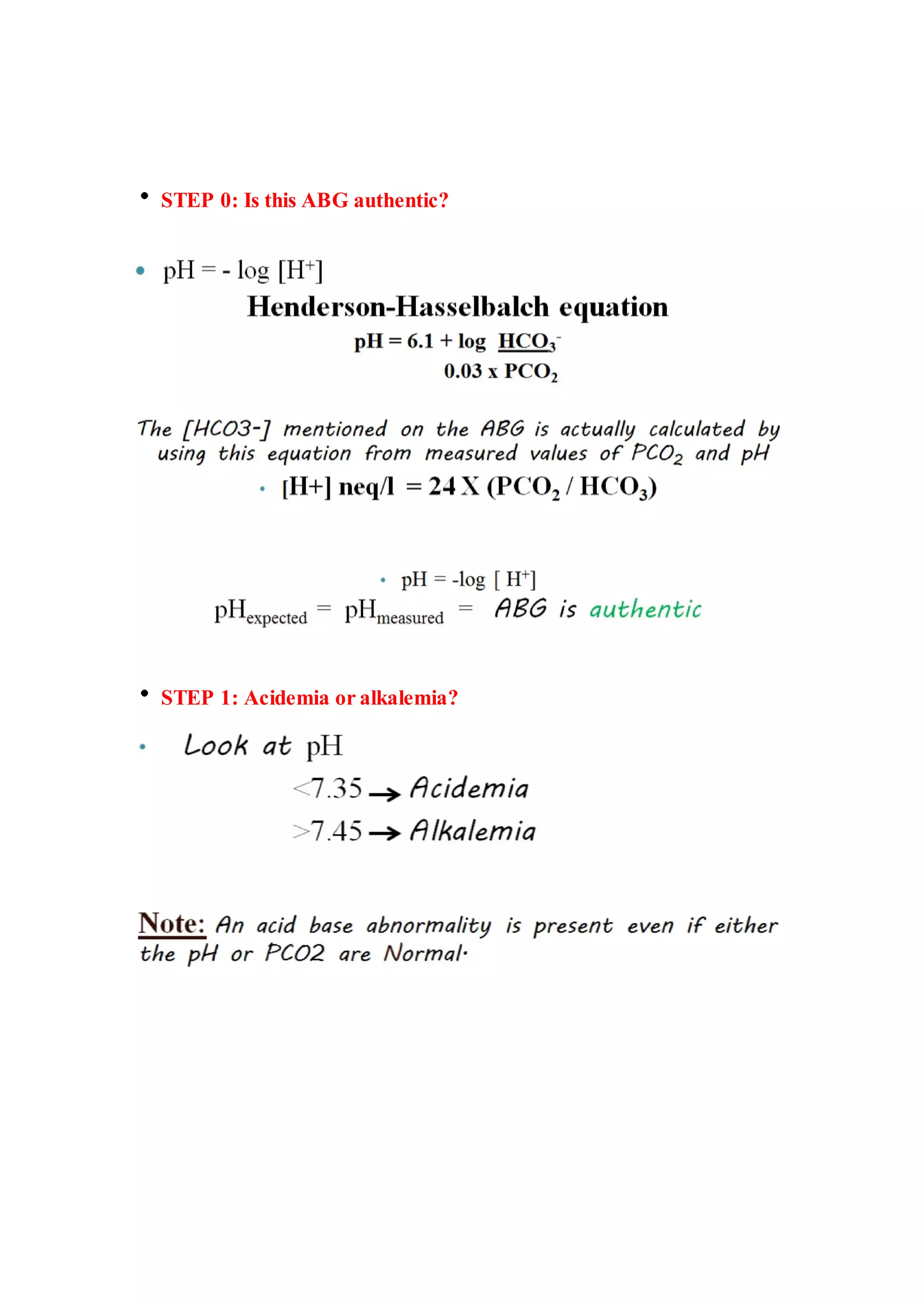 Abg interpretation | PDF