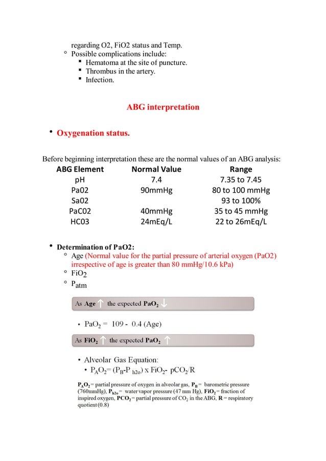 Abg interpretation | PDF