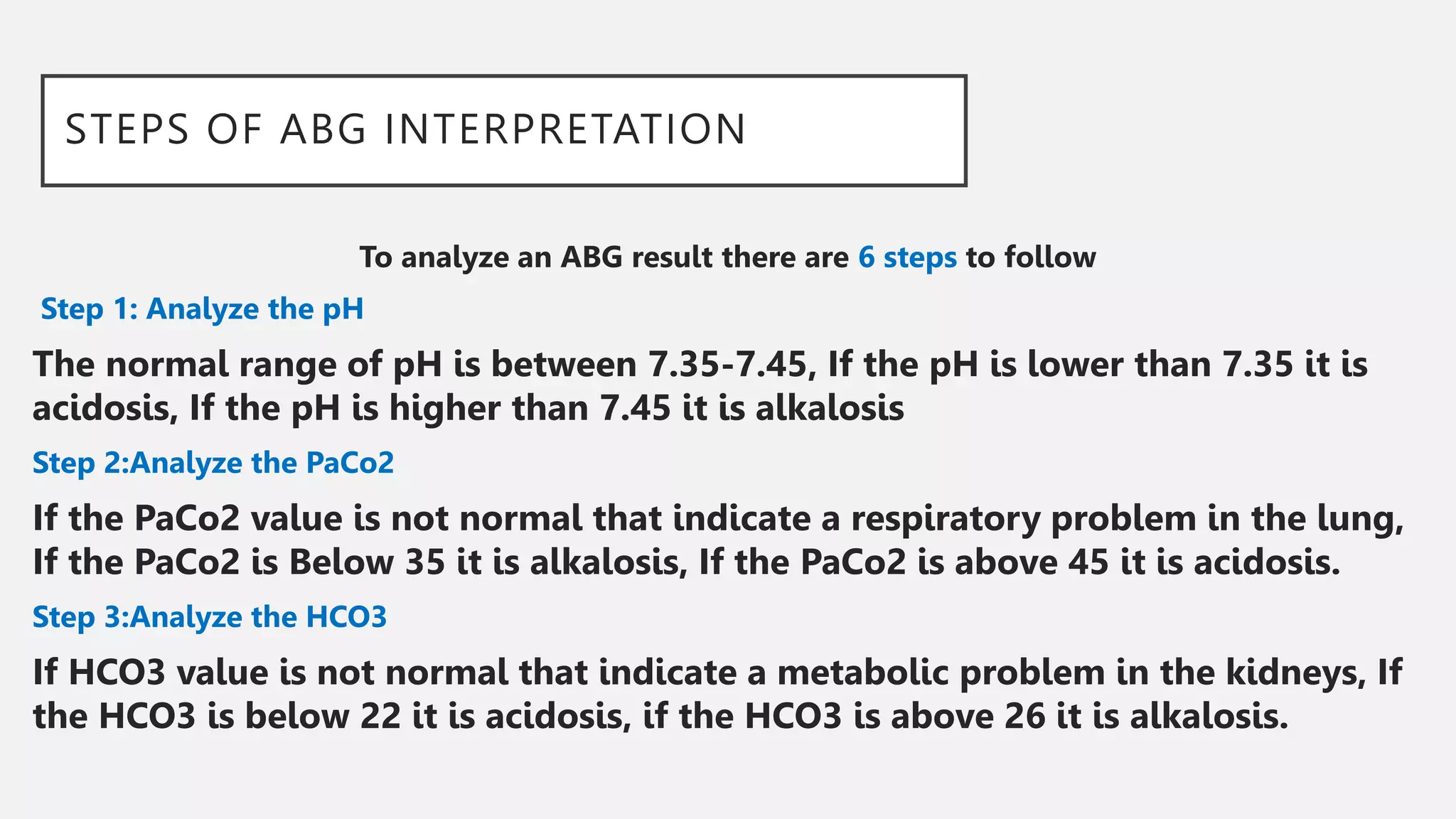 ABG interpretation | PPTX