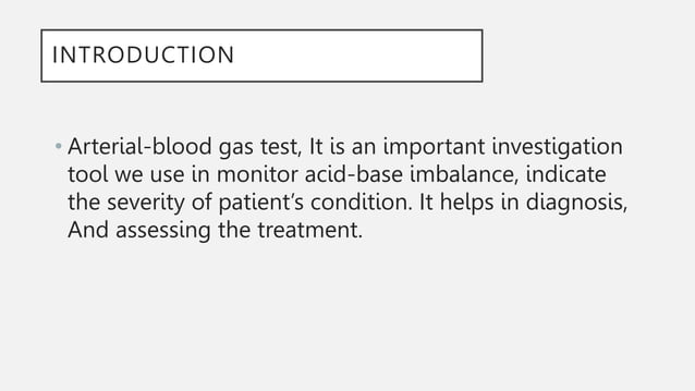 ABG interpretation | PPTX