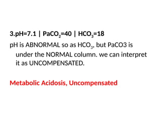 ABG INTERPRETATION acidosis and alkalosis | PPTX