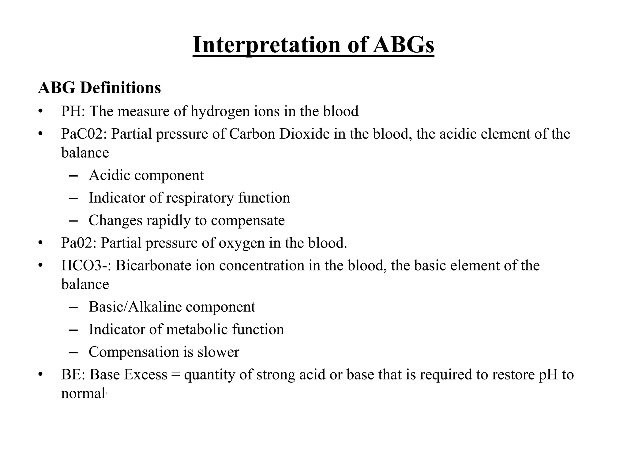 Abg interpretation | PPT