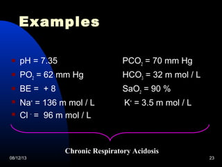 Arterial Blood Gas Interpretation By Dr. Prashant Kumar | PPT