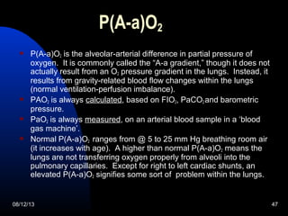 Arterial Blood Gas Interpretation By Dr. Prashant Kumar | PPT
