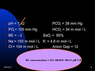 Arterial Blood Gas Interpretation By Dr. Prashant Kumar | PPT