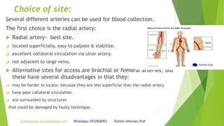 Arterial Blood Gases sample | PPTX
