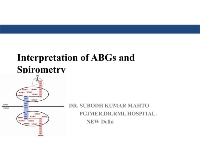 ABG and spirometry | PPTX