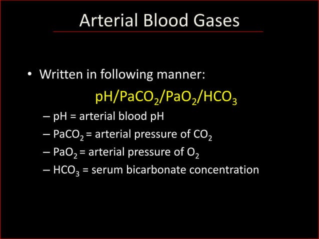 Interpreting Blood Gases, Practical and easy approach | PPSX