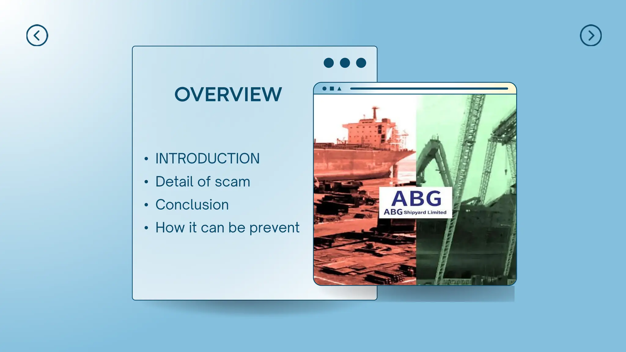 CBI Investigation: ABG shipyard scamm | PPTX