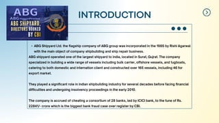 CBI Investigation: ABG shipyard scamm | PPTX