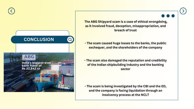 CBI Investigation: ABG shipyard scamm | PPTX | Business | Business and Finance