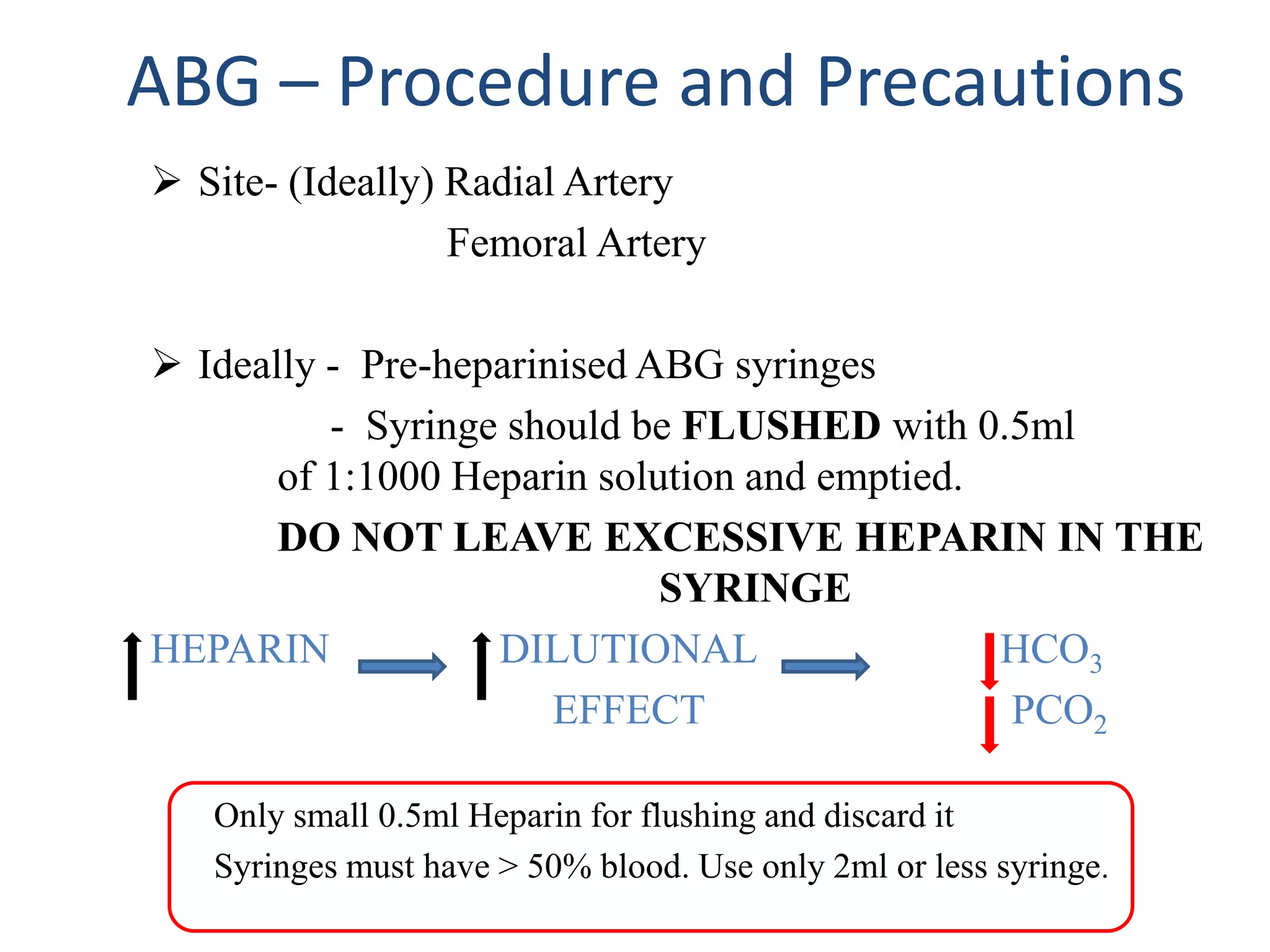 Arterial Blood Gas Interpretation | PPTX