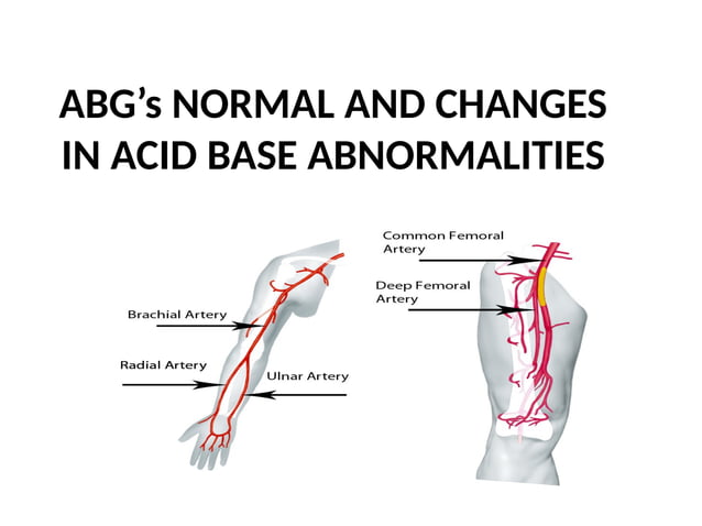 ABG’s NORMAL AND CHANGES IN ACID BASE ABNORMALITIES.pptx