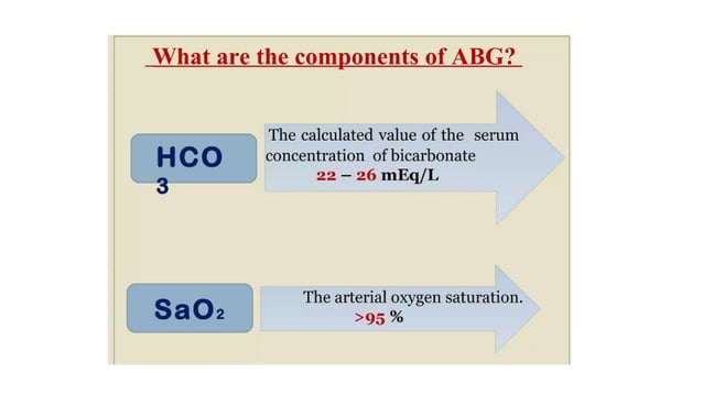Arterial blood gases. ppt(To detect blood gases) | PPT