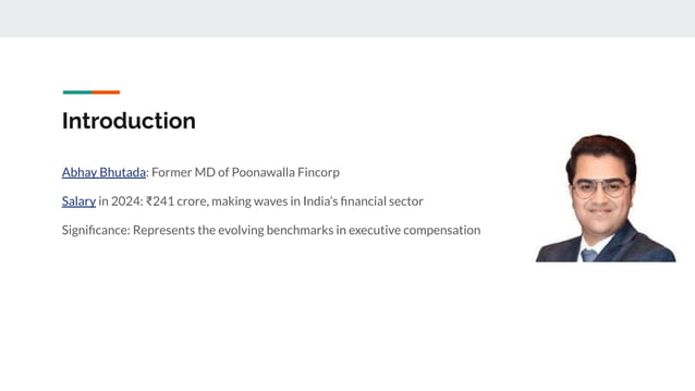 Abhay Bhutada’s Impact on Financial Leadership | PDF | Business ...