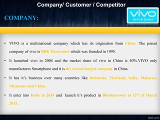 A Sip on Vivo Smart Phone | PPTX