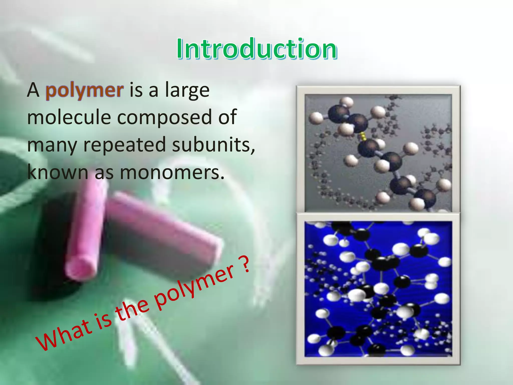 Polymer with Banana toothpaste -IDM | PPTX | Chemistry | Science