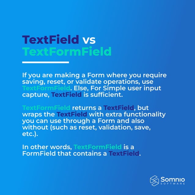 TextField vs TextFormField | PDF