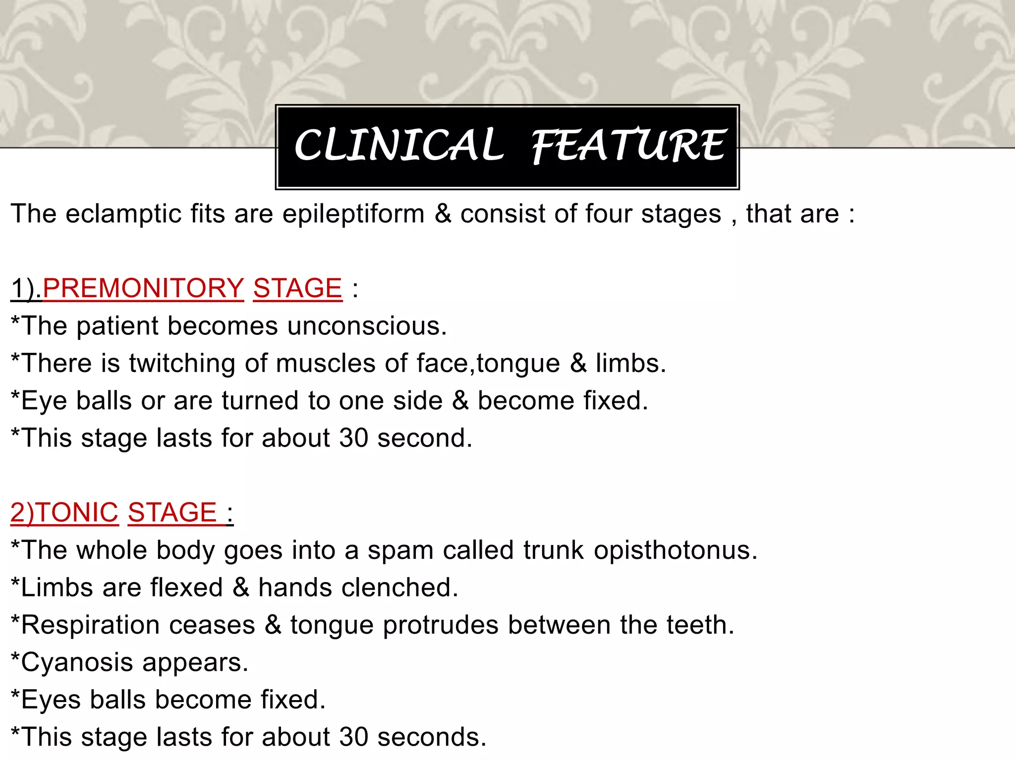 Eclampsia ppt | PPTX