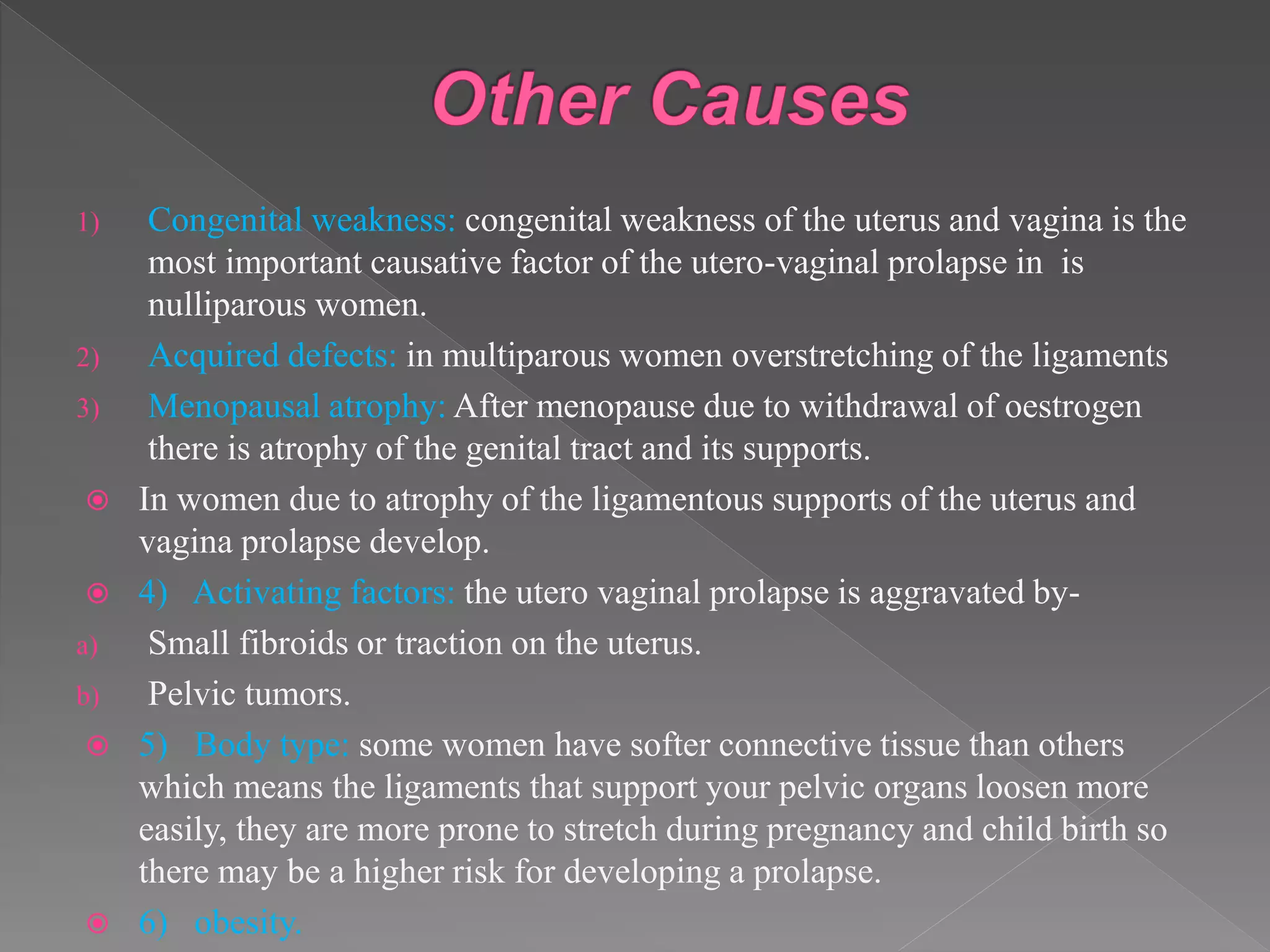 Prolapse of Uterus | PPTX