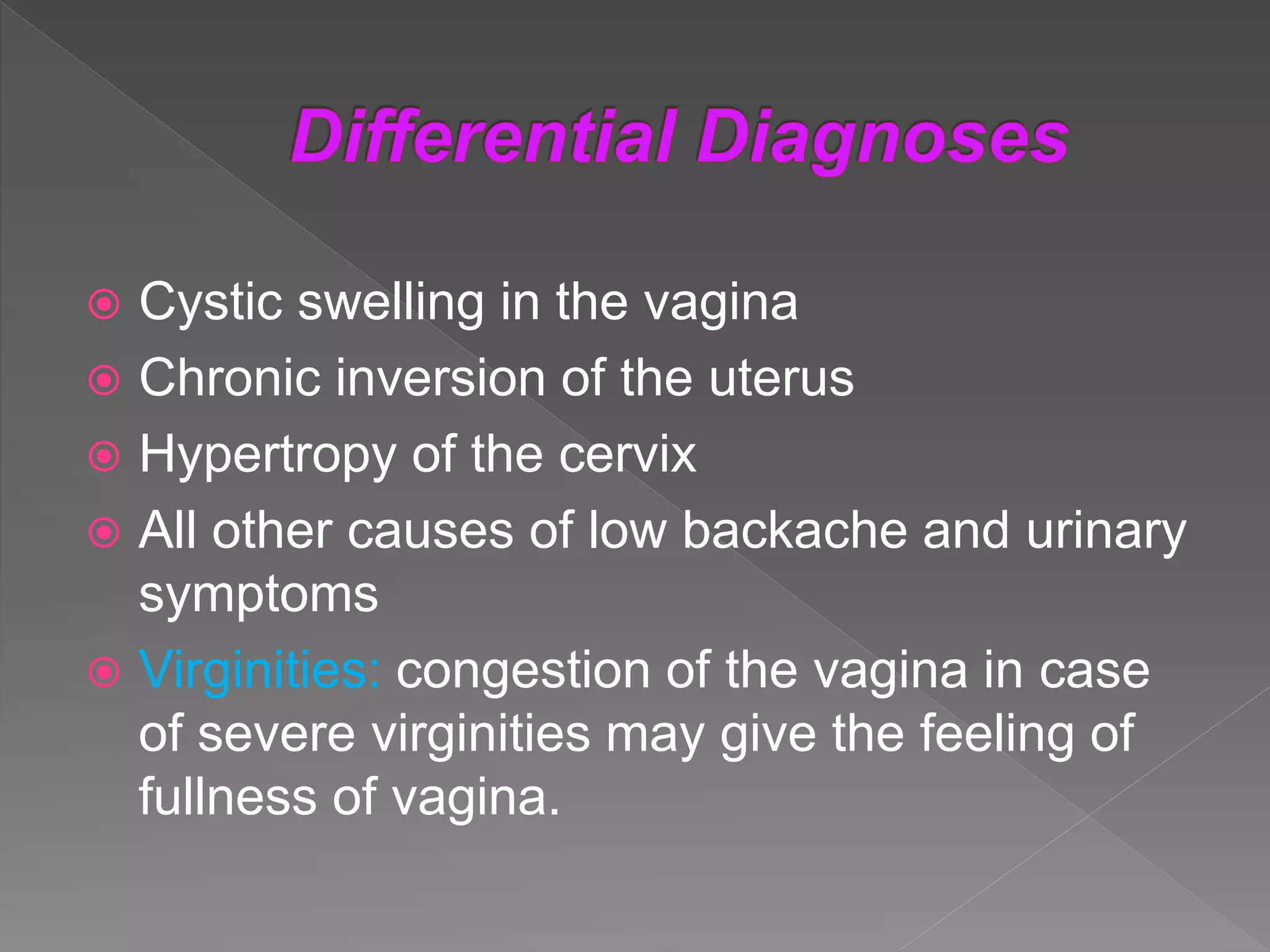 Prolapse of Uterus | PPTX