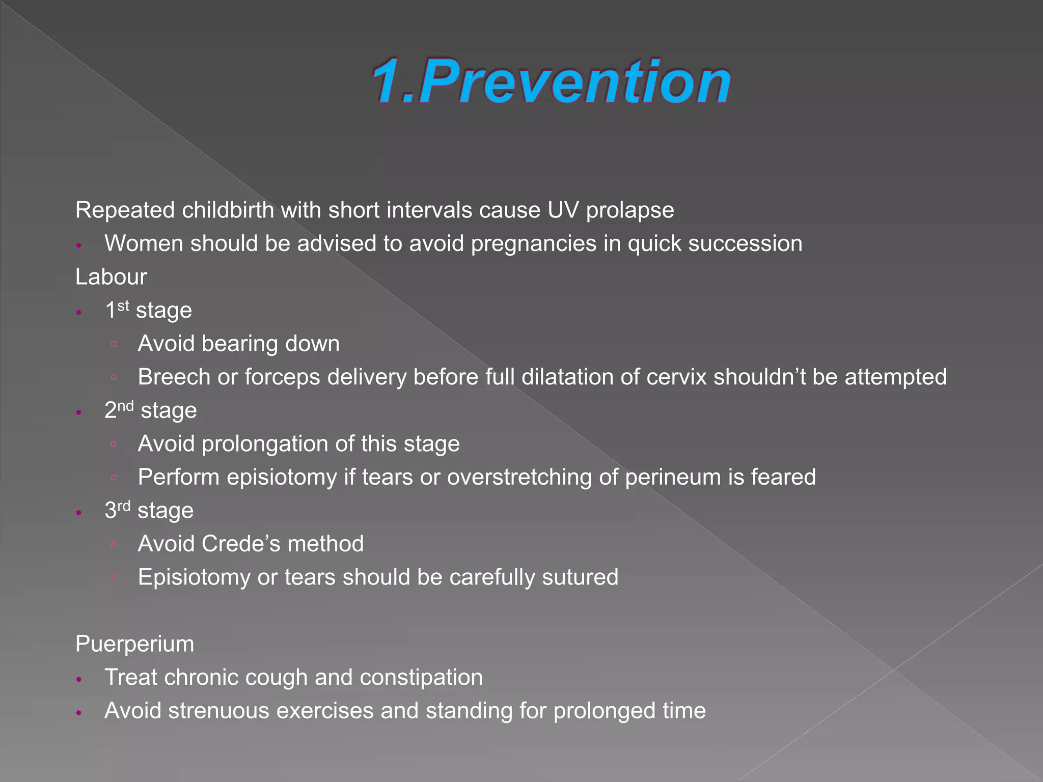 Prolapse of Uterus | PPTX