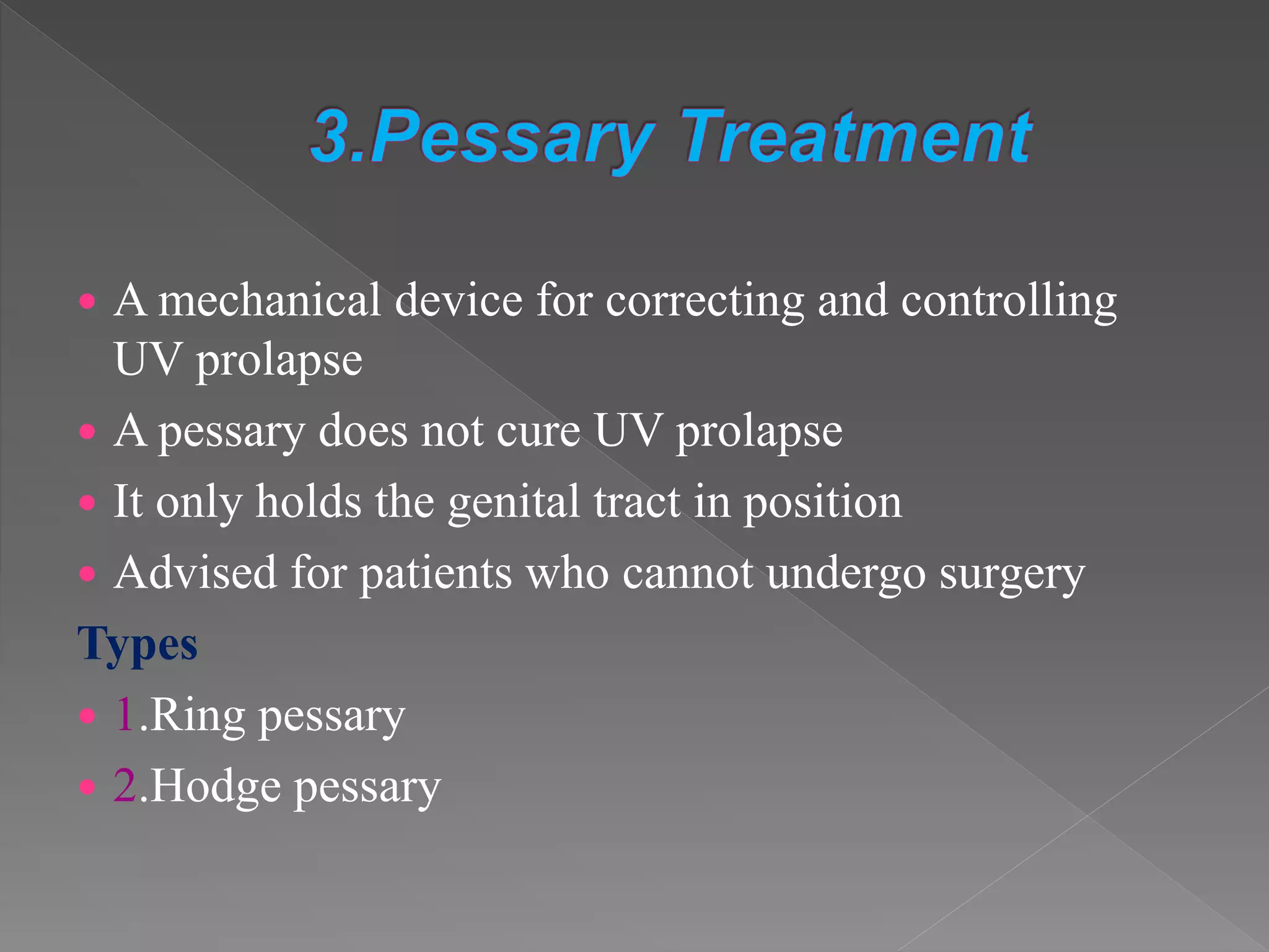 Prolapse of Uterus | PPTX