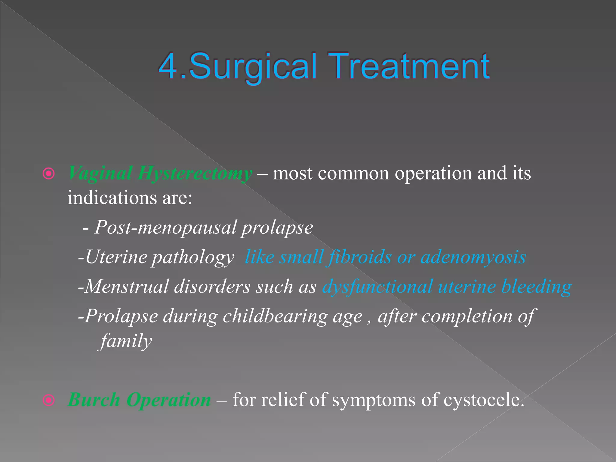 Prolapse of Uterus | PPTX