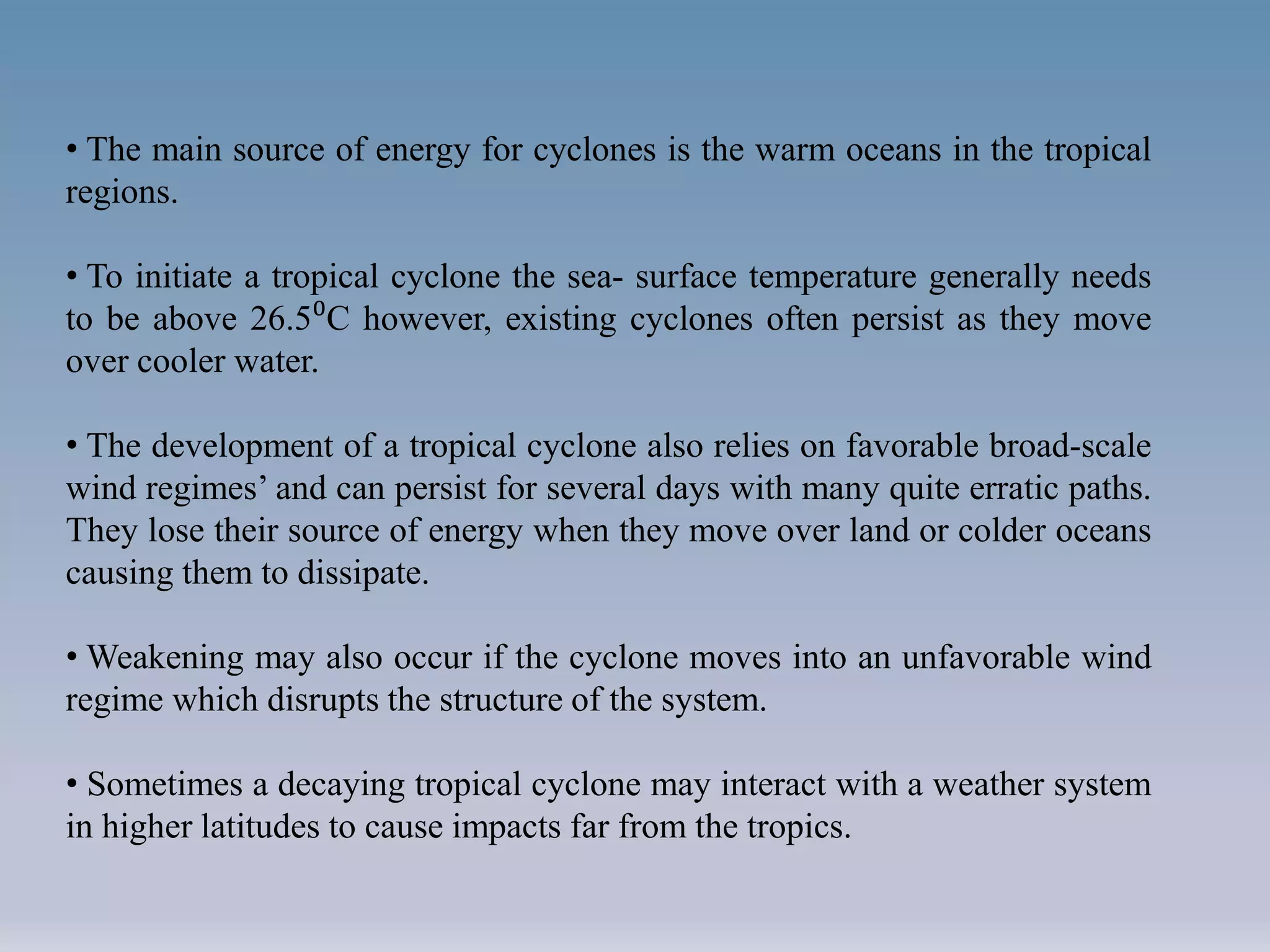 Cyclone | PPTX | Geography | Science