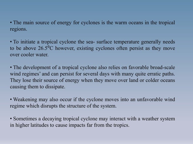 Cyclone | PPTX | Geography | Science