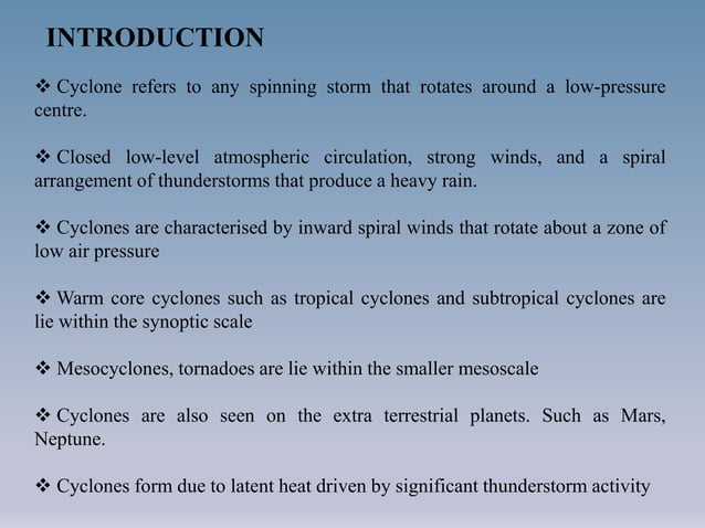 Cyclone | PPTX | Geography | Science