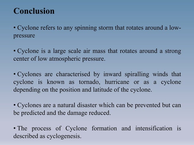 Cyclone | PPTX | Geography | Science