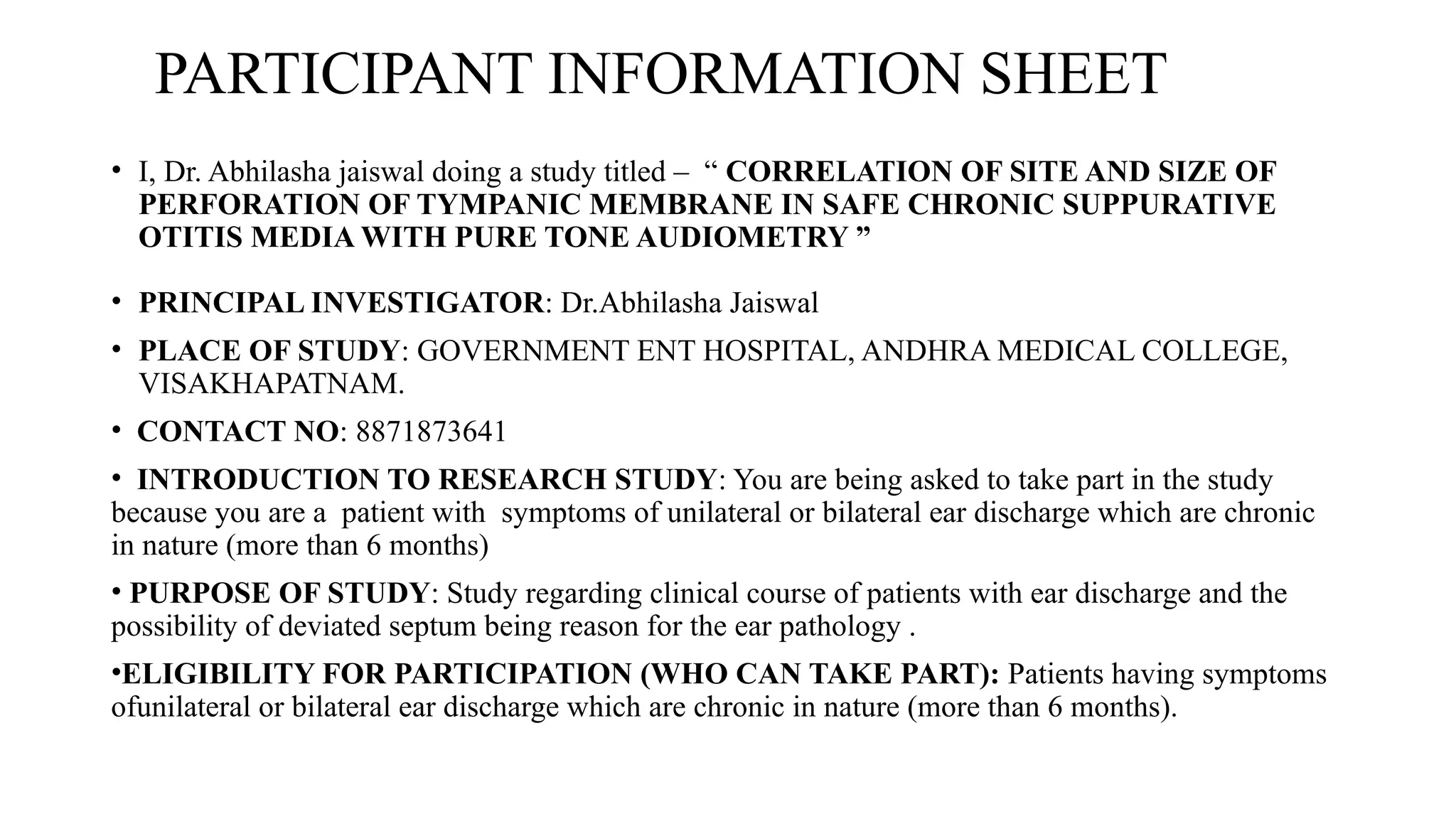 thesis dissertation protocol for the ethics | PPT