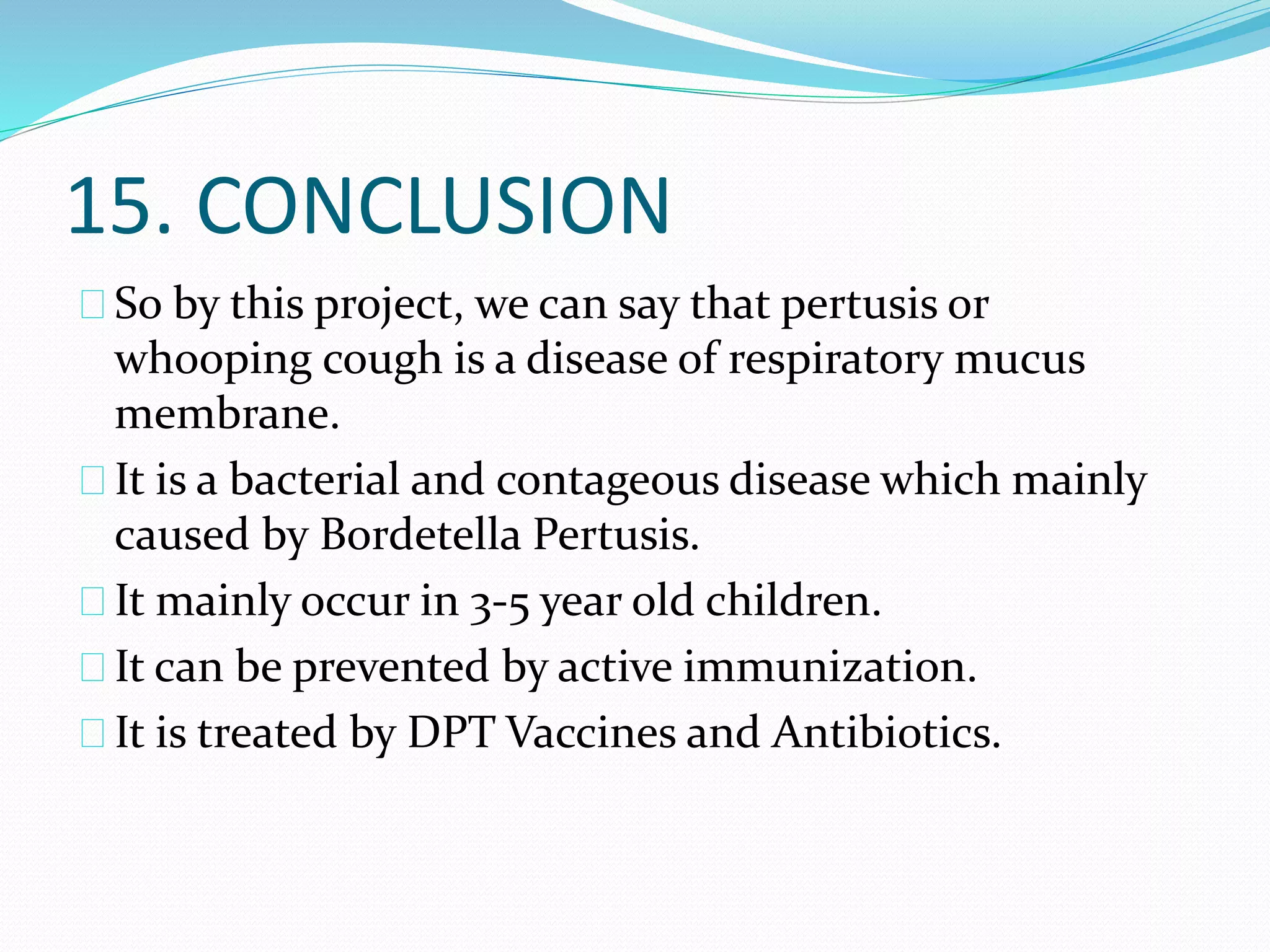 Pertusis or Whooping cough class presentation | PPTX