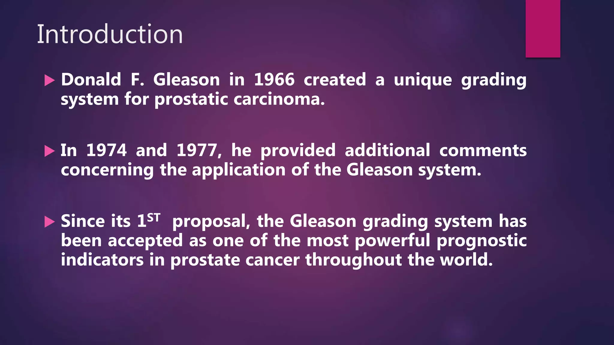 GLEASON SCORING . Dr. Abhinav Golla , Associate Professor , Lab ...