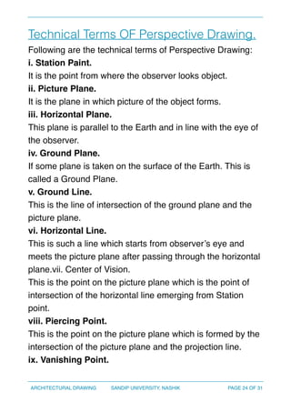 Presentation on Architectural Drawing | PDF