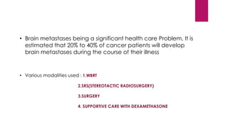 astro guideline on brain mets | PPTX
