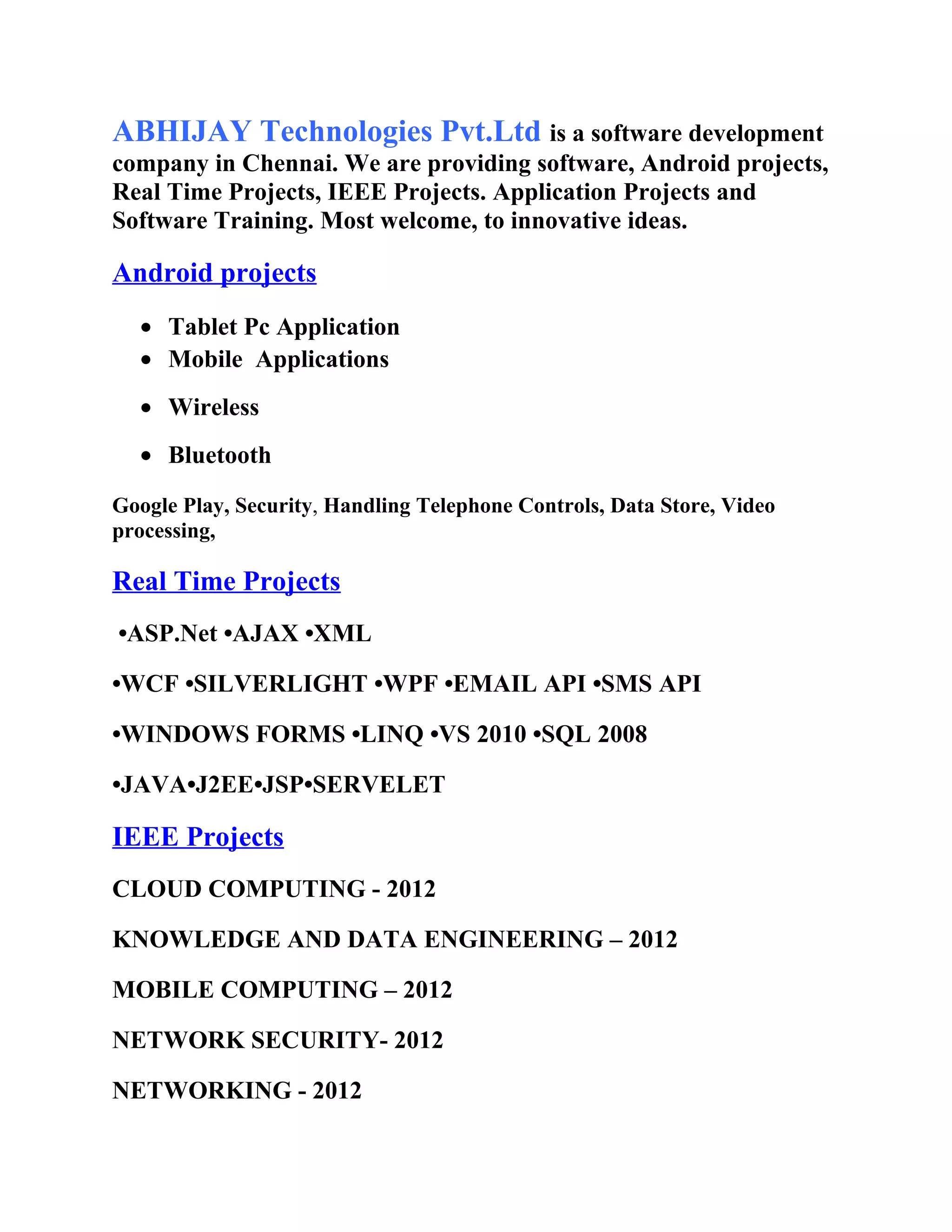 Final year Project | DOC