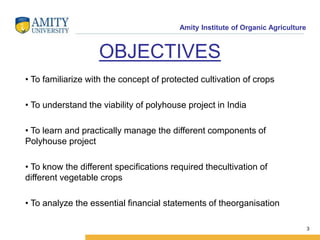 Protected Cultivation .ppt | Agriculture | Industries