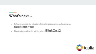 Blink downcast helpers (BlinkOn 11) | PDF