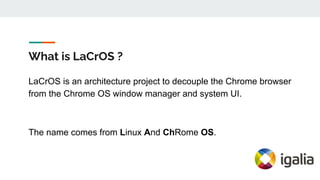 LaCrOs Progress | PDF | Browsers | Computer Software and Applications