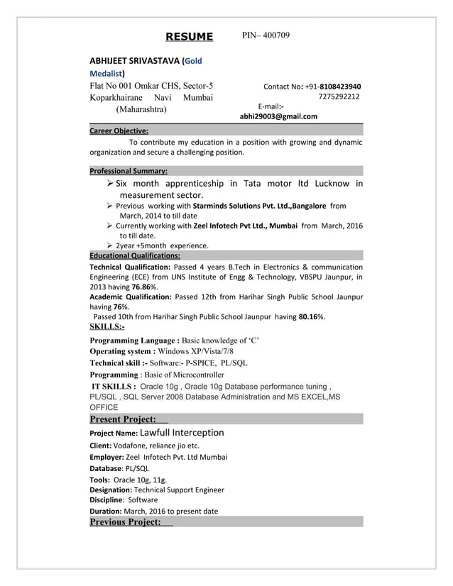 Abhijeet sri resume (1) (1) (1) | PDF