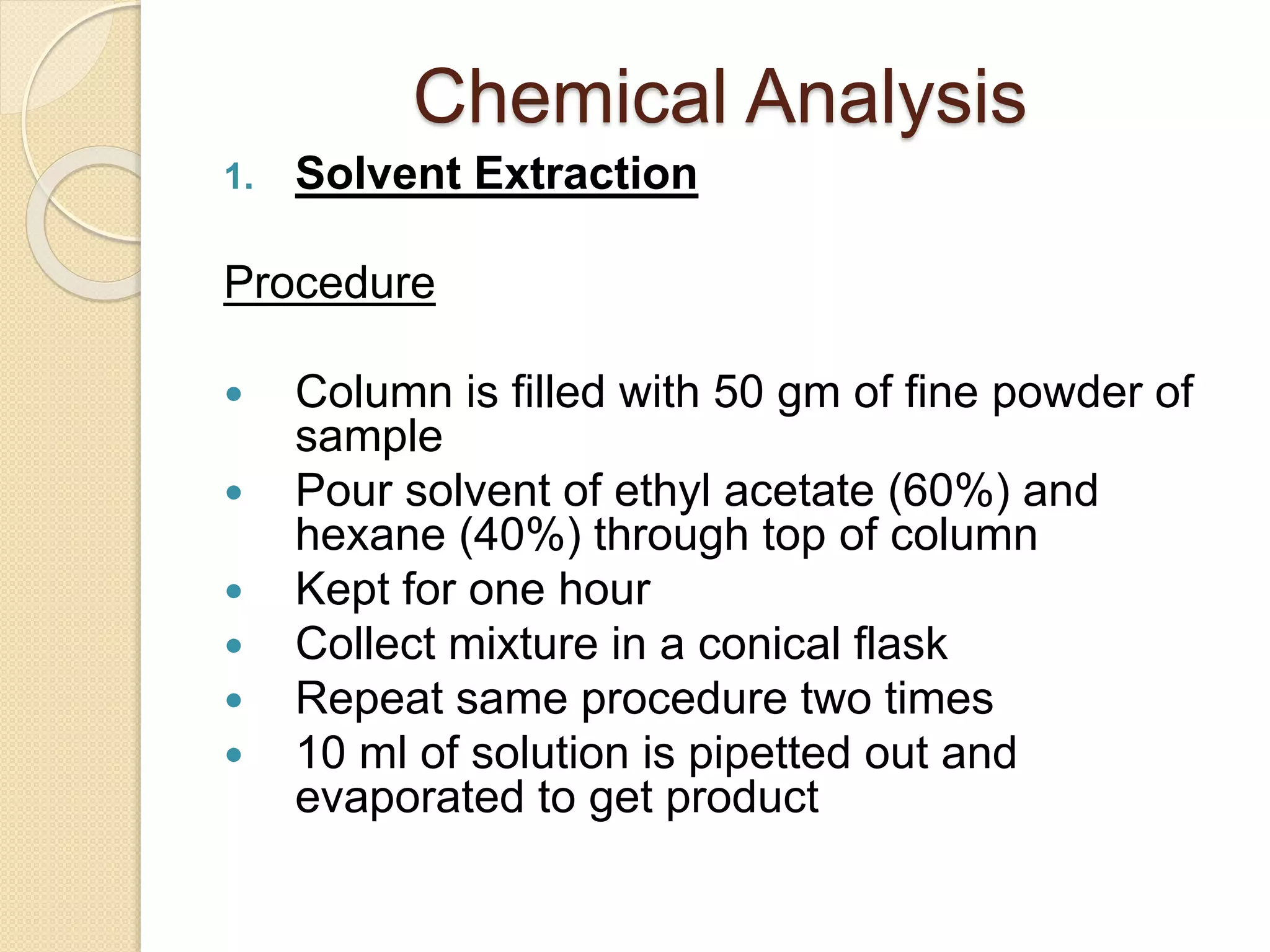 extraction of spices | PPTX