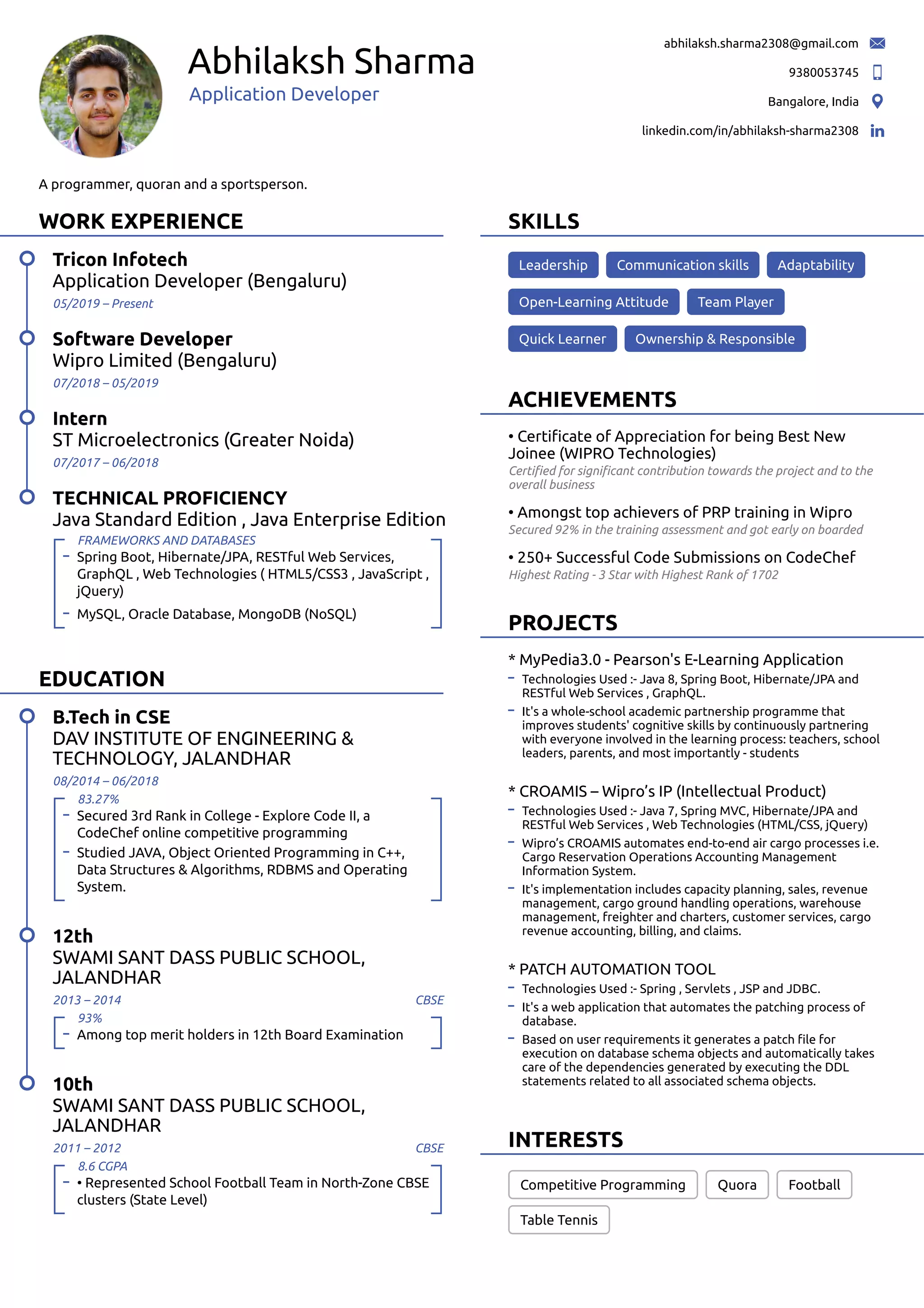 Abhilaksh's Resume | PDF