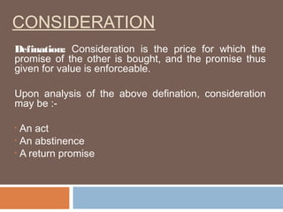 CONSIDERATION | PPT